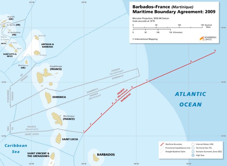Barbados–France (Martinique) maritime boundary | Sovereign Limits