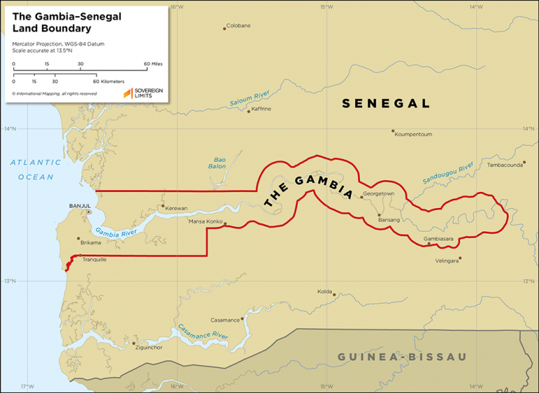 The Gambia–Senegal Land Boundary | Sovereign Limits