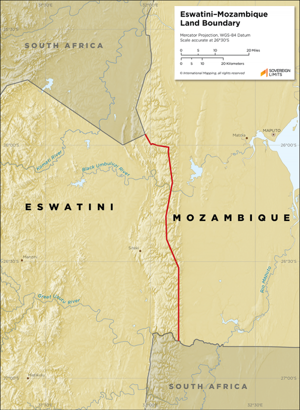 Eswatini–Mozambique Land Boundary | Sovereign Limits