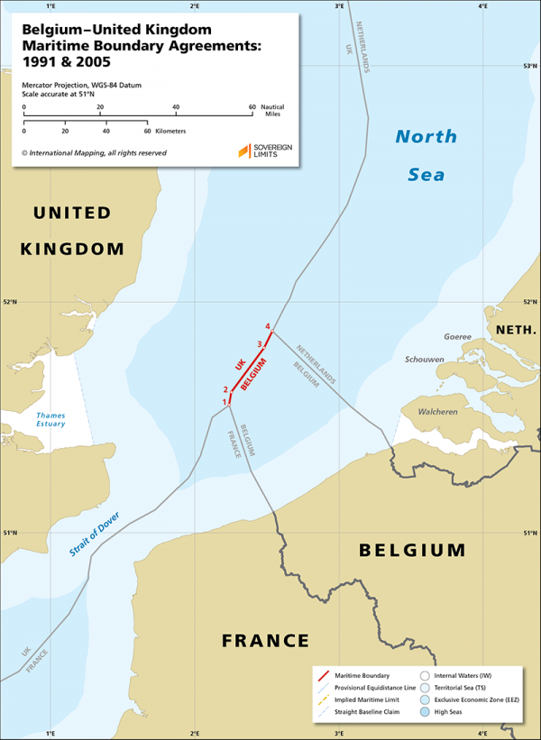 Belgium–United Kingdom Maritime Boundary | Sovereign Limits