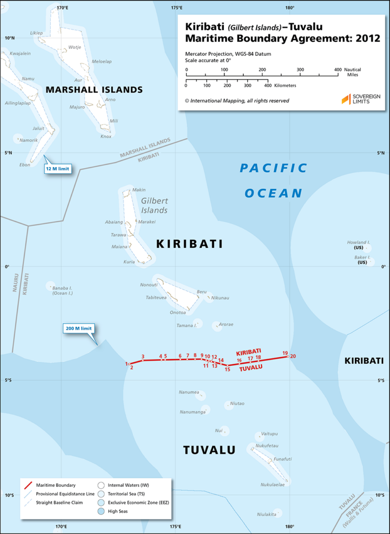 Kiribati–Tuvalu Maritime Boundary | Sovereign Limits